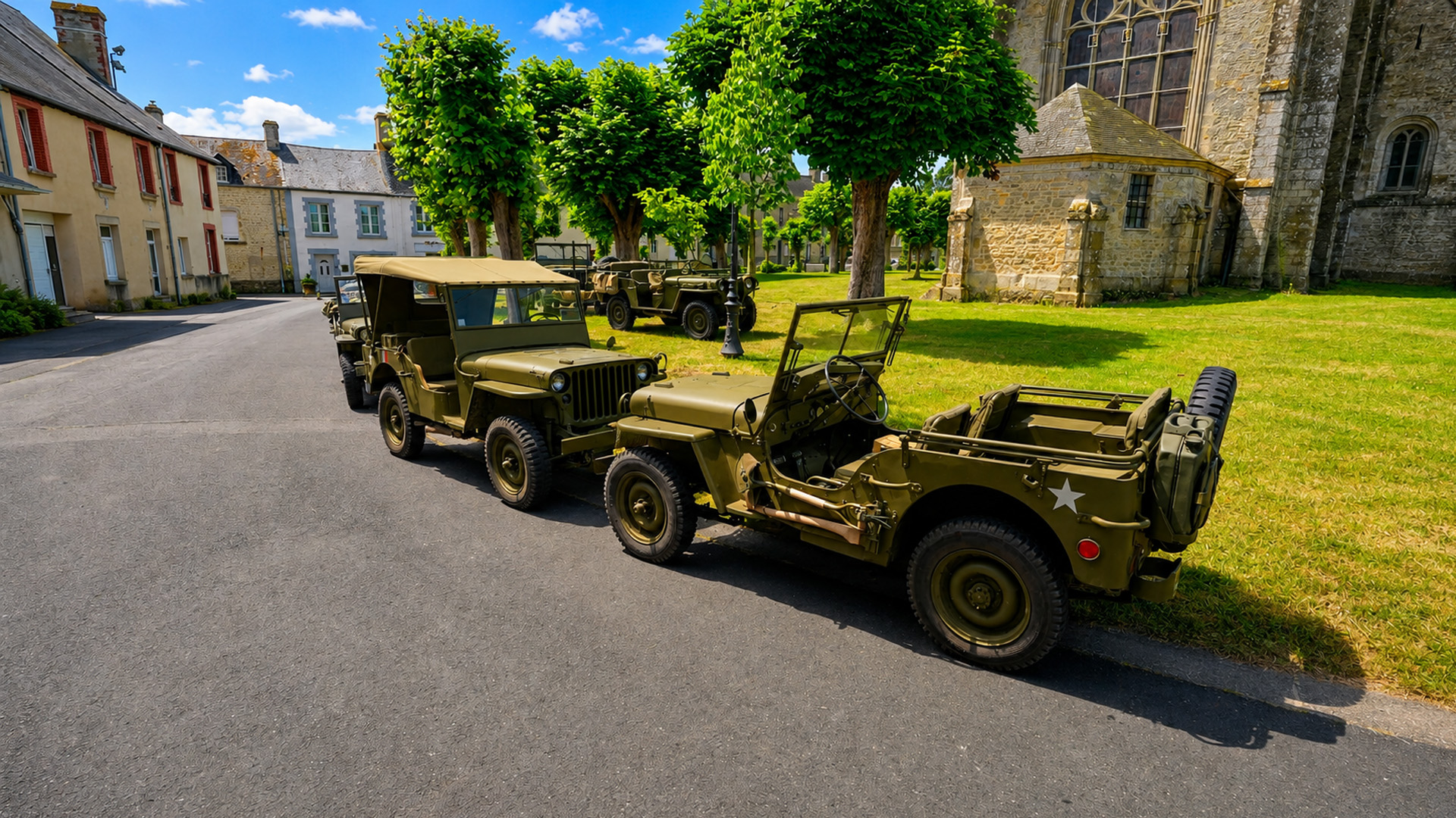 Tutustu Sainte Marie du Montiin Normandian D-Day-rannikolla (4K)
