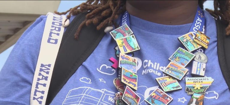Pin trading brings Walmart associates together across the globe