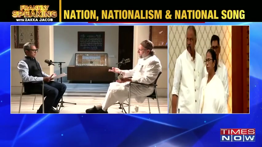AIMIM chief on Times Now during an exclusive conversation with