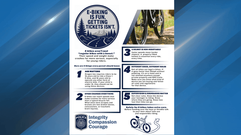 Eugene police add tool to report illegal e-moto and e-scooter use