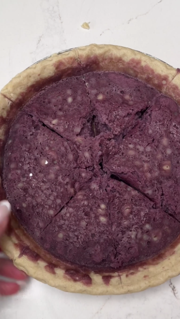 This grape soda pie is sweet and totally unexpected
