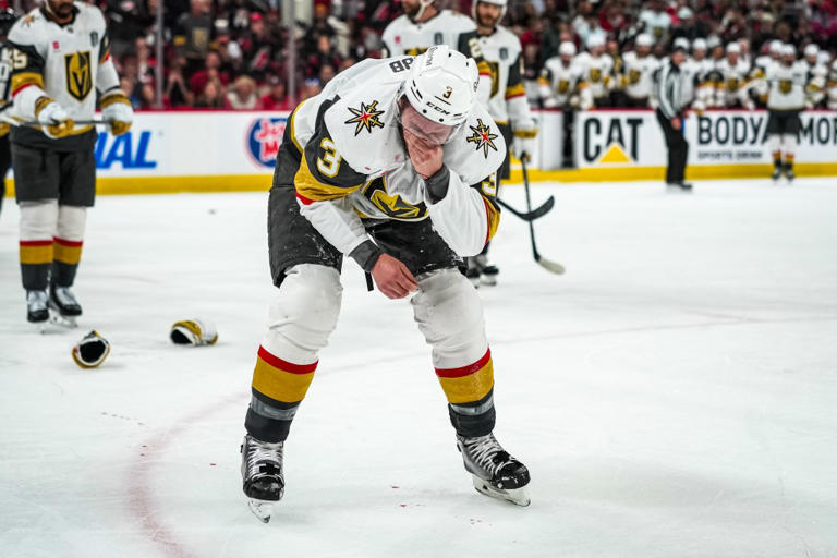Golden Knights’ Brayden McNabb taken to hospital in scary Stanley Cup scene