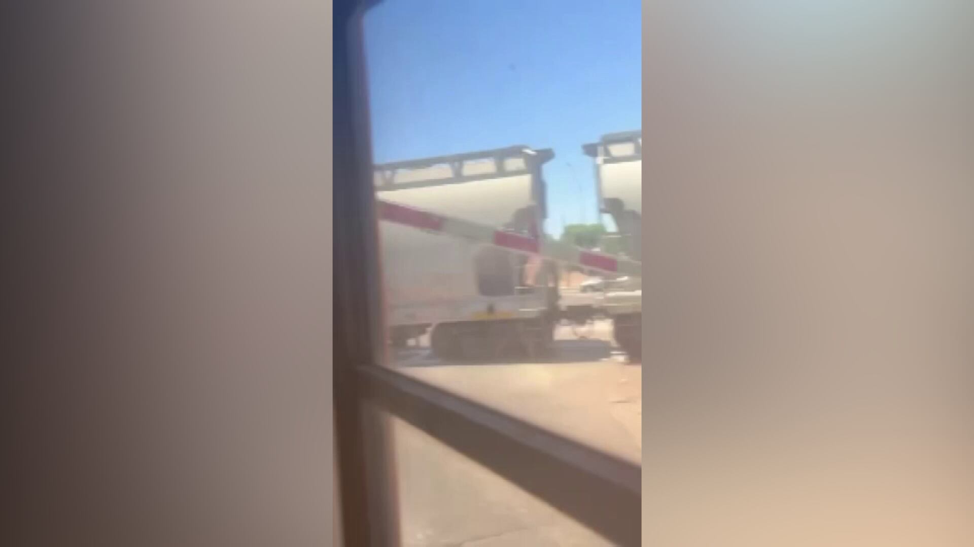 Kids on bus record terrifying moments before train near-miss in Peoria