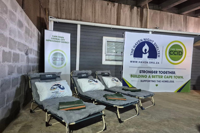New overnight homeless shelters opens in Cape Town