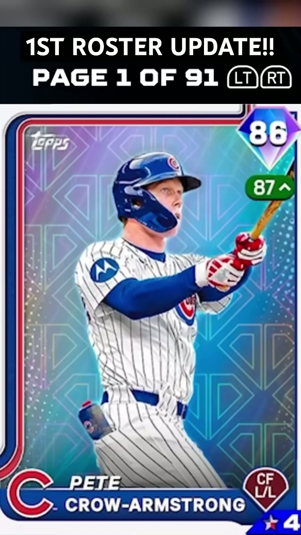 1st roster update in MLB The Show (crazy!)