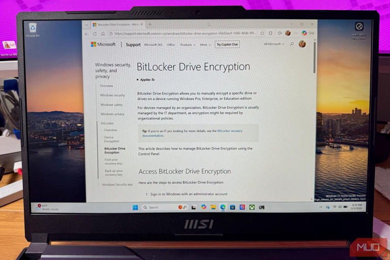 Your Windows 11 drive is probably encrypted right now — here's where ...
