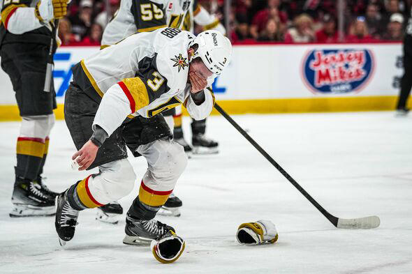 NHL star rushed to hospital after taking shot to face during Stanley ...