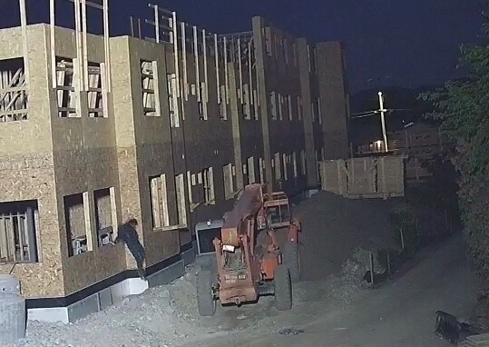 Photos show individual on Penticton construction site moments before ...