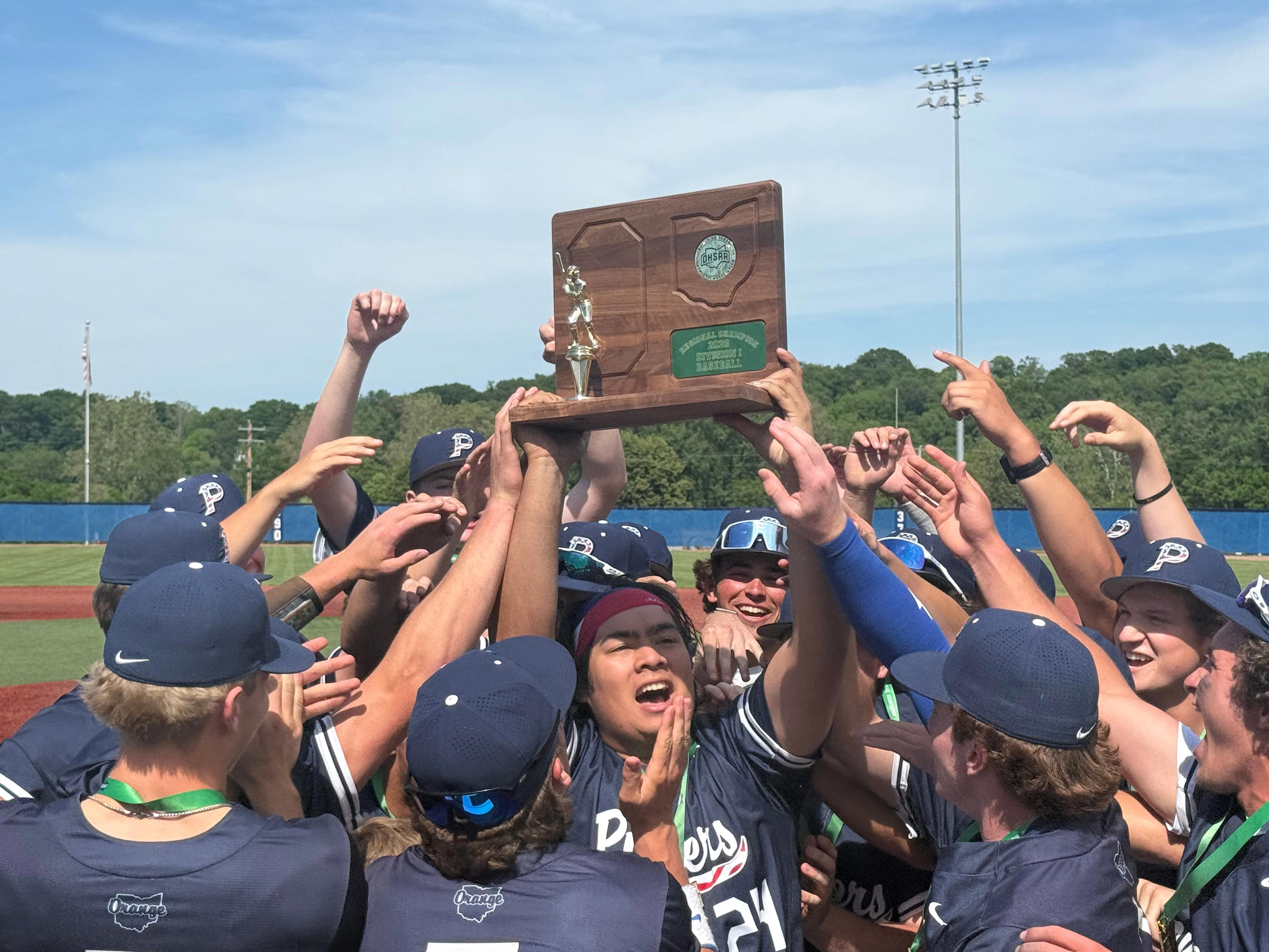 Which central Ohio baseball teams advanced to OHSAA state tournament?