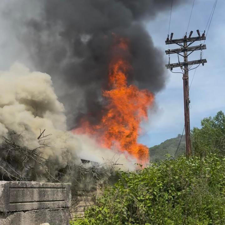 Photos: None injured after building fire in Beacon Falls