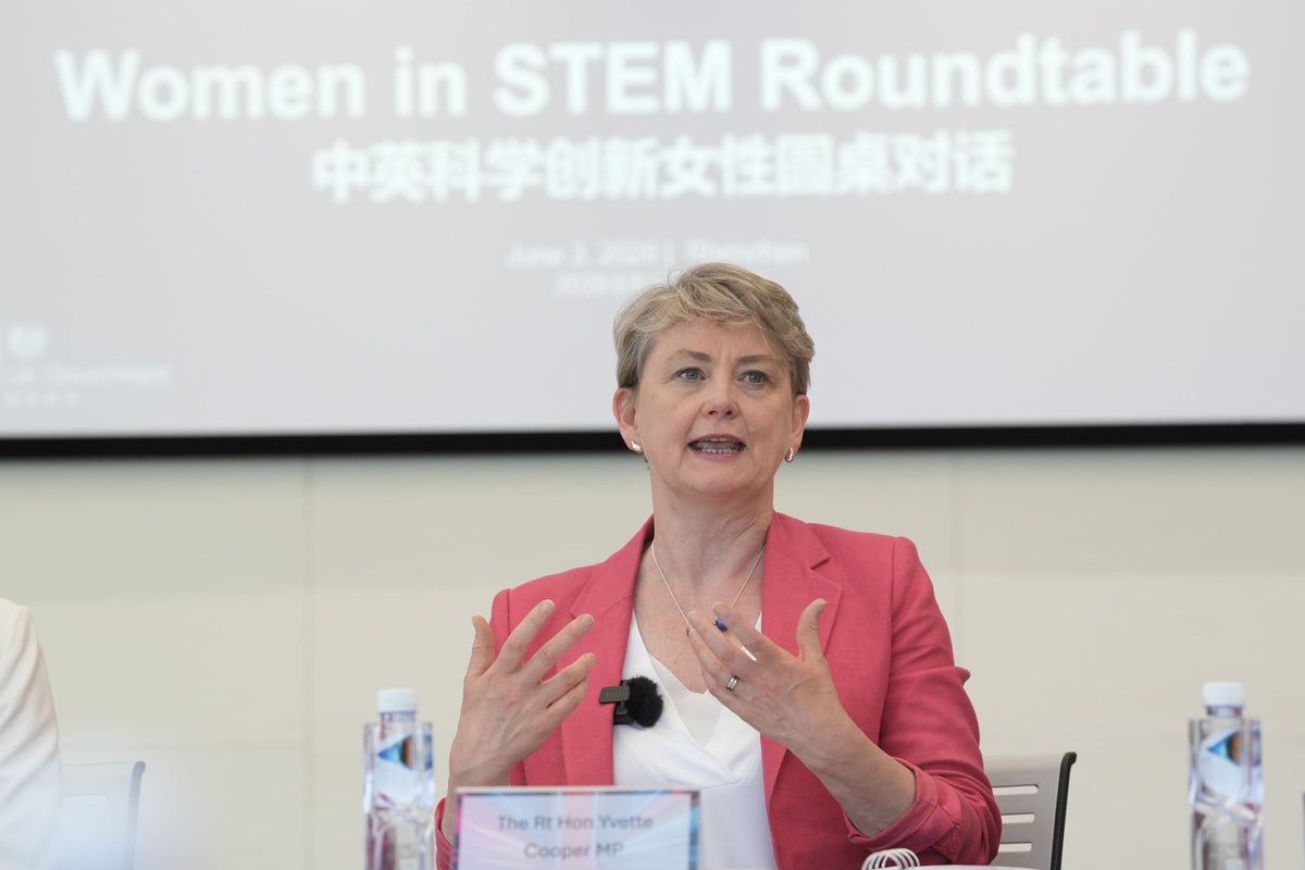 Yvette Cooper says she raised Jimmy Lai case during China trip