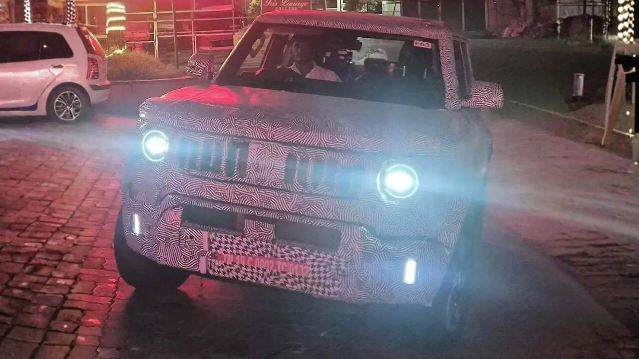 Mahindra’s 'Baby Scorpio' spied again! Production-ready Vision S ...