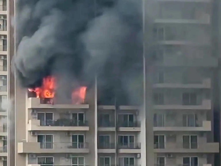 Noida high-rise fire: Uttar Pradesh Chief Minister Yogi Adityanath ...