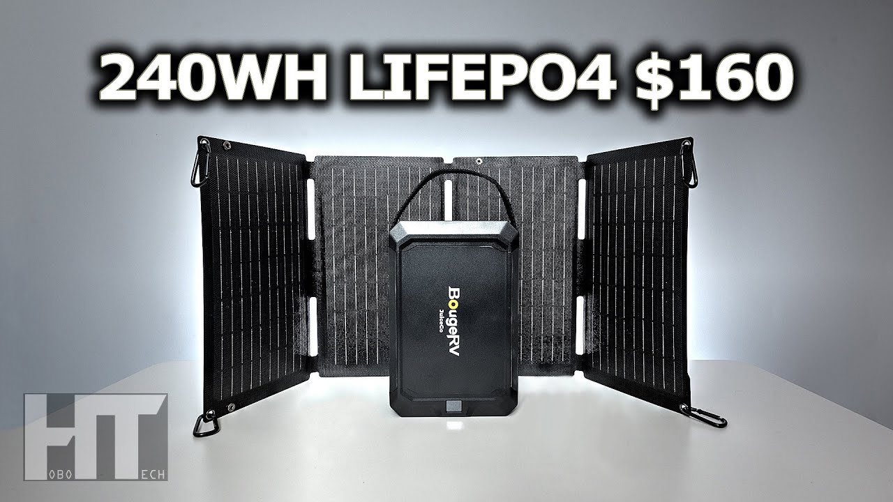 BougeRV JuiceGo 240Wh ultra portable power station solar generator