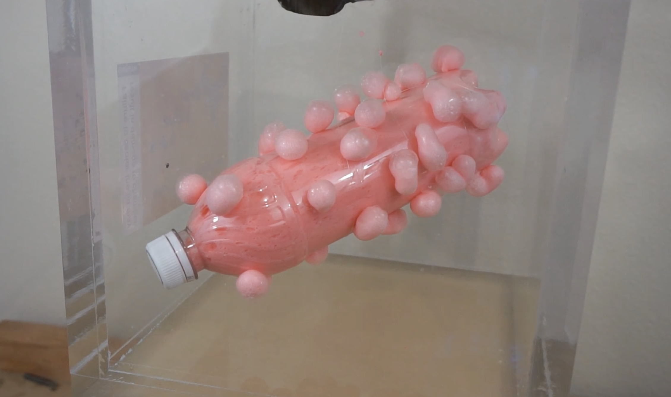 What happens when you put homemade fluffy slime in a huge vacuum chamber?