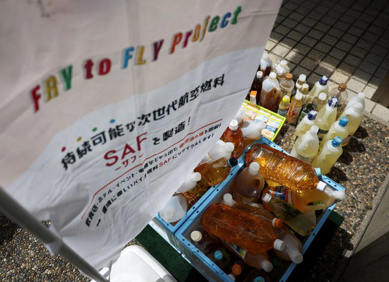 Japan steps up efforts on cooking oil in race for sustainable aviation fuel