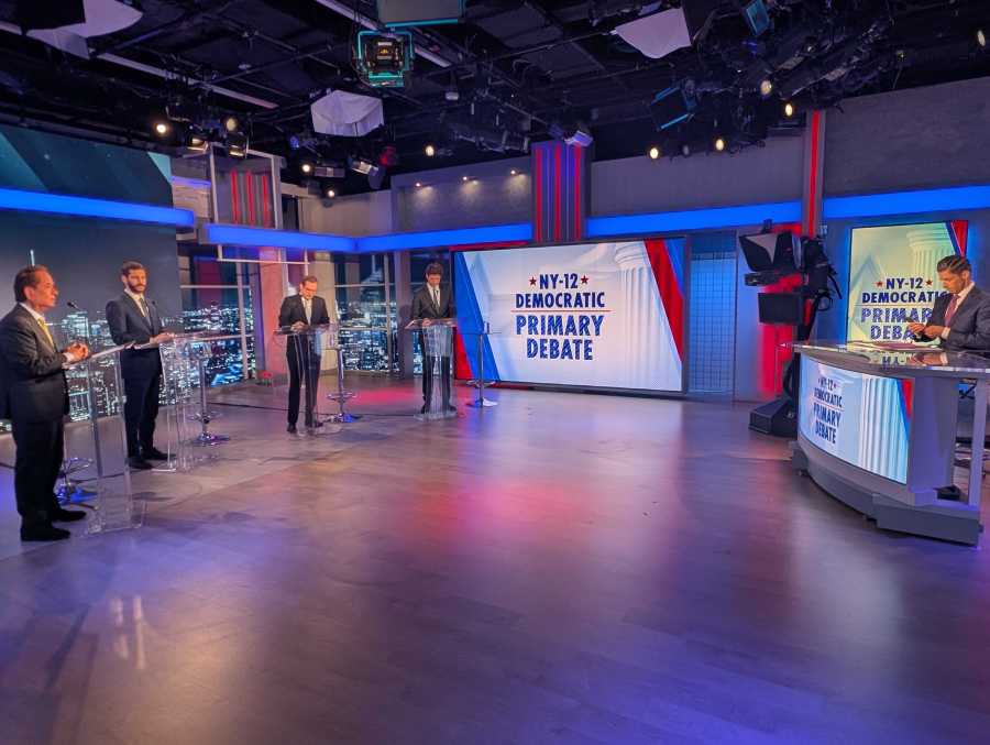 Top four candidates face off in first-ever NY-12 debate