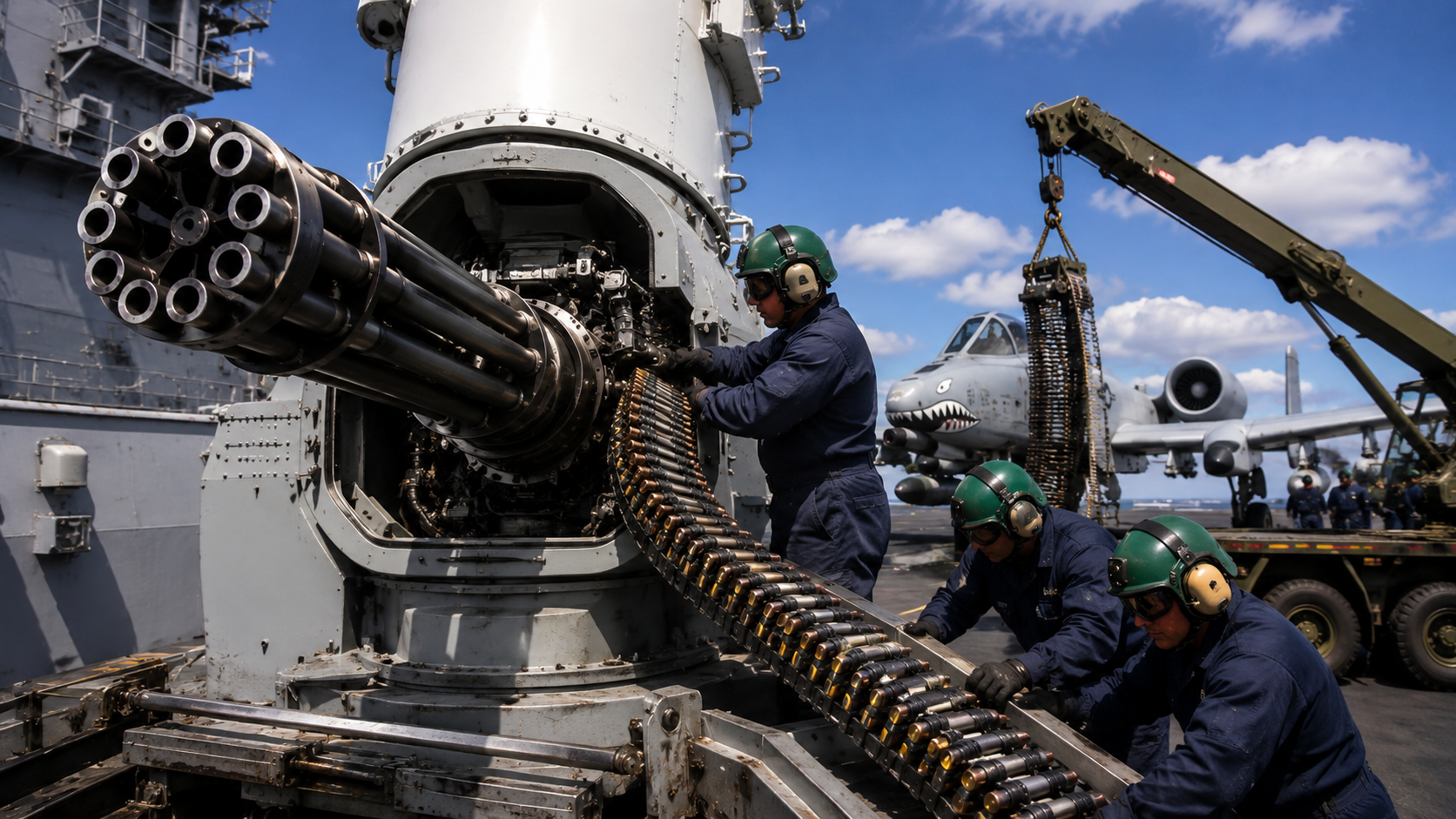 Why reloading this Gatling gun takes longer than the fight