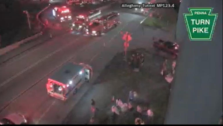 Vehicle fire in Allegheny Tunnel causes closure in both directions on ...