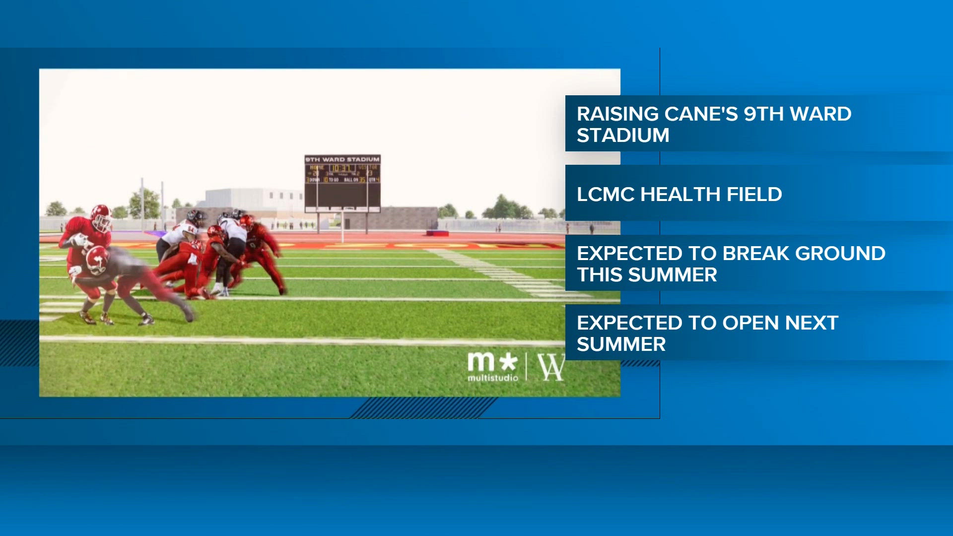Orleans Parish School Board approves new name for 9th Ward Stadium