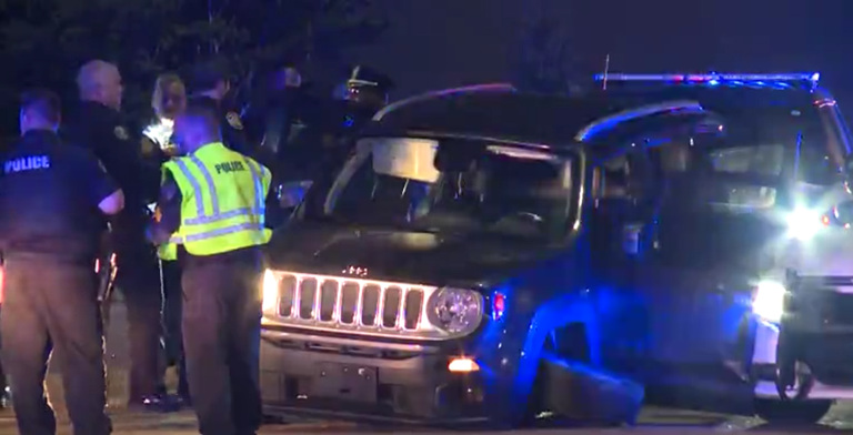 Police chase ends with crash, 6 arrested in MS