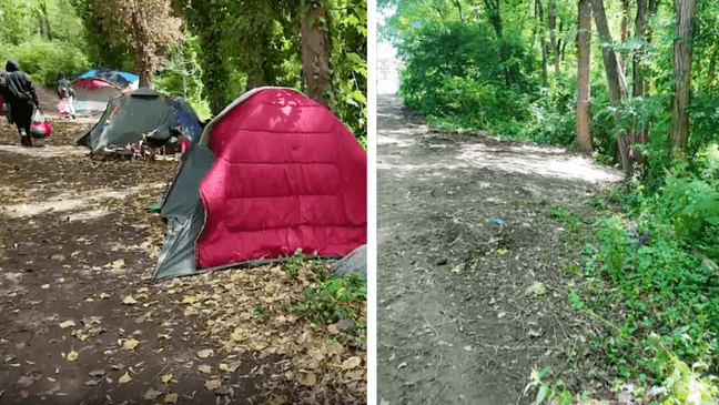 York park where encampment was dismantled reopens as outreach grapples ...