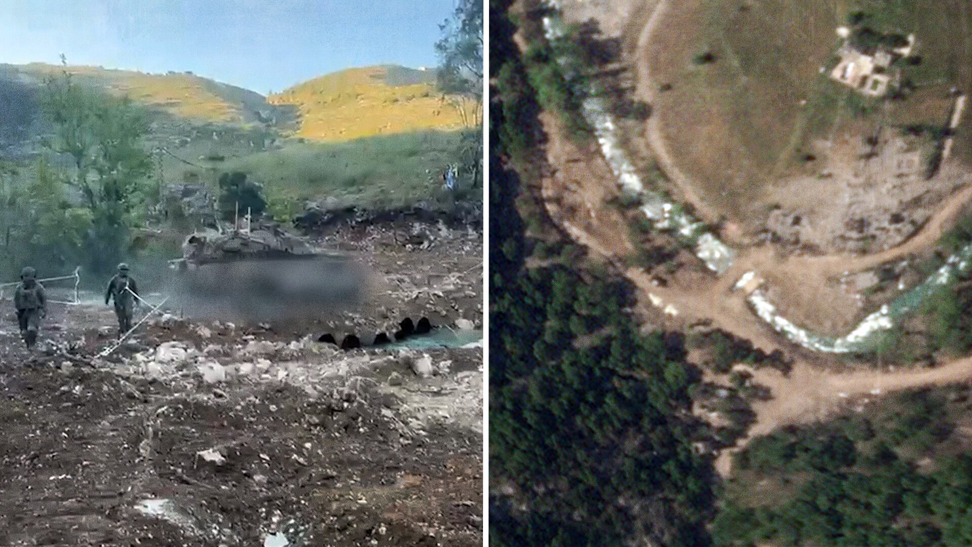 Israel's military crossed a tank over a major Lebanese river. We found ...