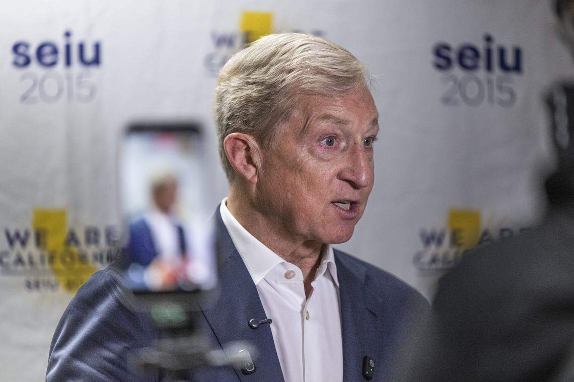 Steyer is chasing second in the governor's race. The math isn't on his side