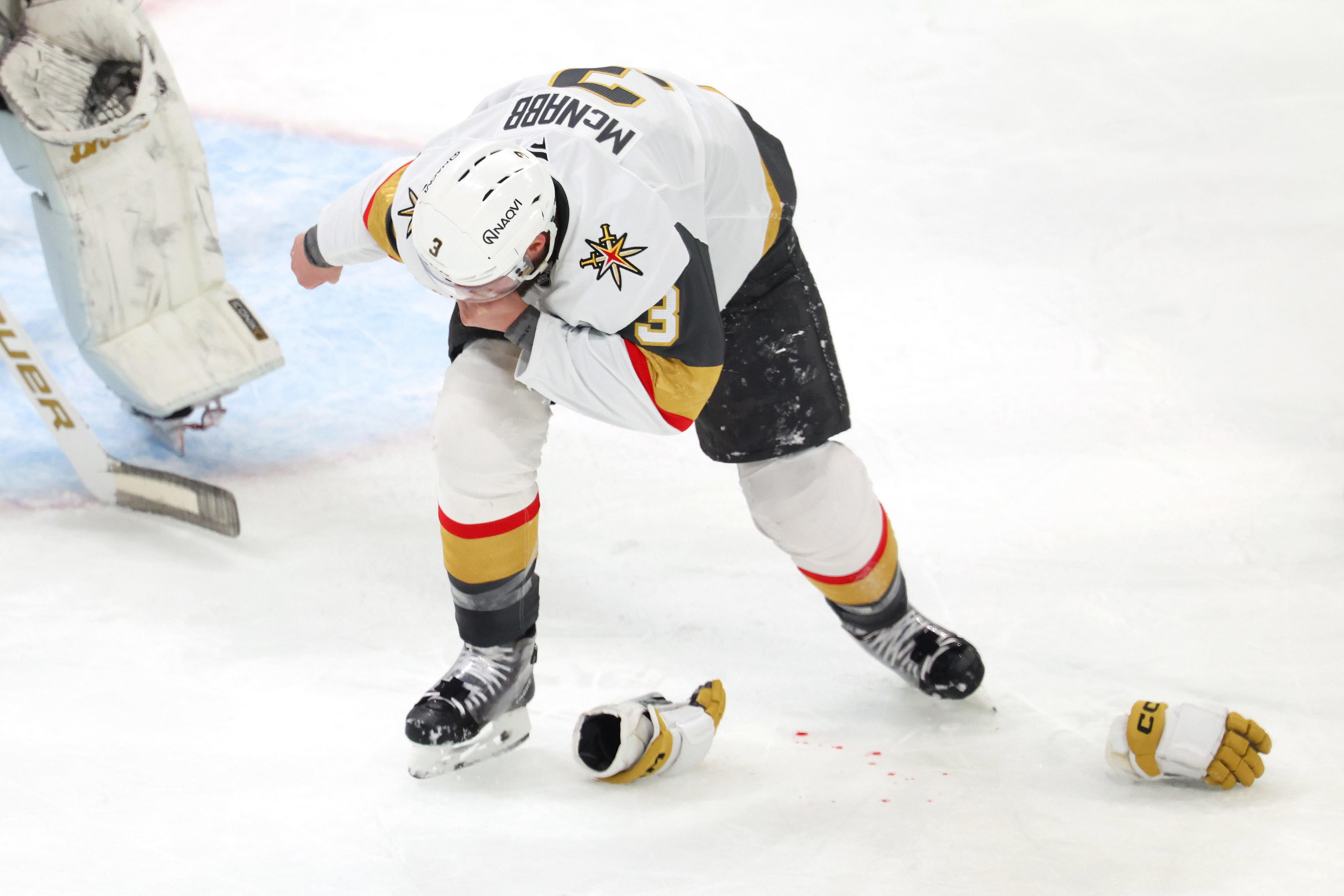 Brayden McNabb injury update: Latest after Vegas defenseman leaves Game 2