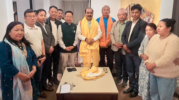 BJP Sikkim delegation urges Union Minister Ajay Tamta to address state ...