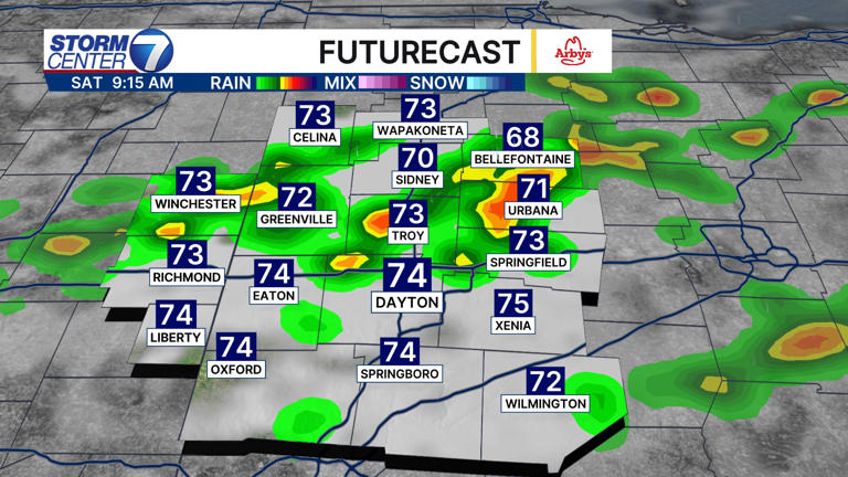 Strong to severe storms possible Saturday