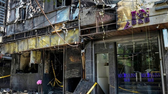 Front facade, sealed windows turned Delhi B&B into death trap