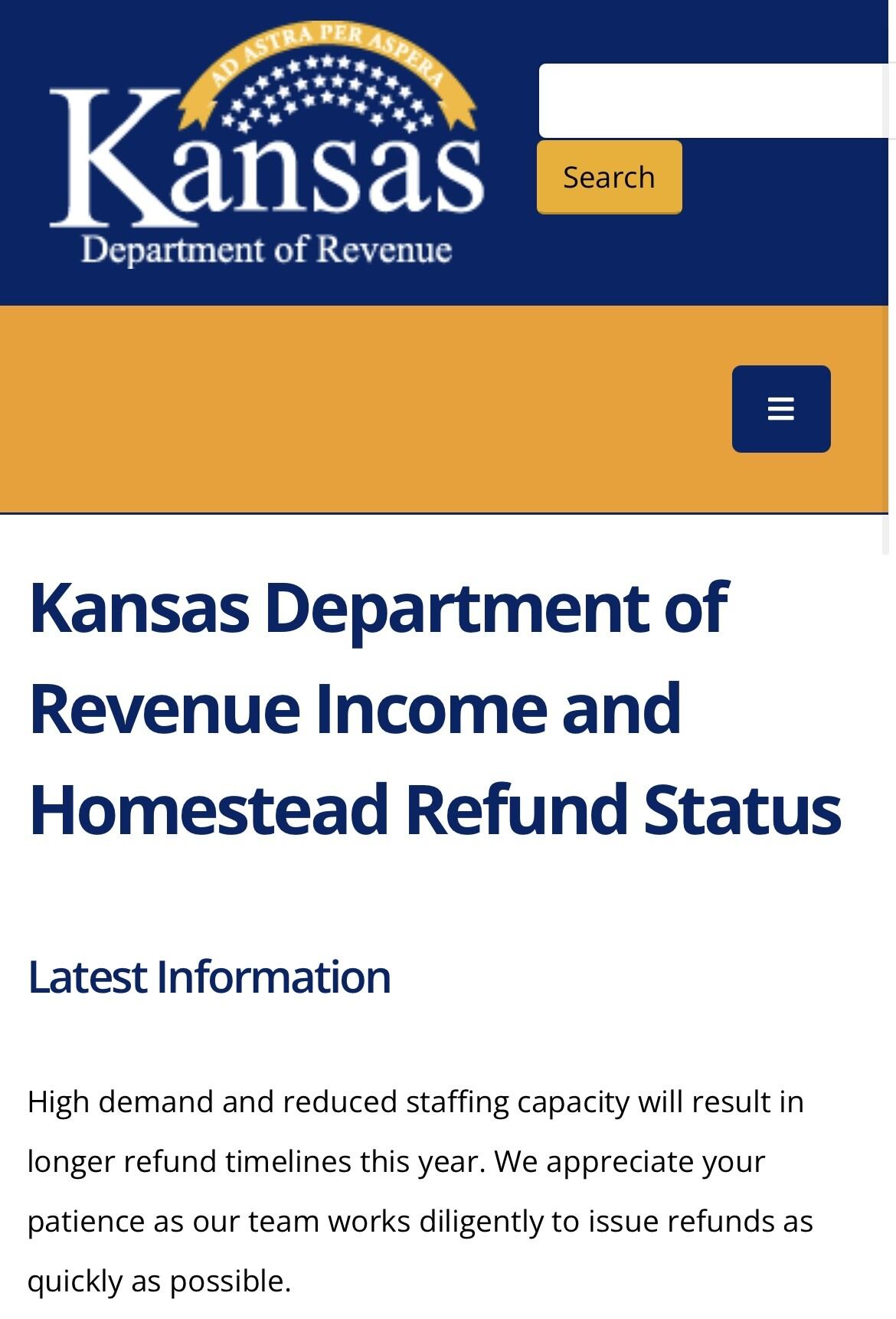 Thousands of Kansans face delays on state income tax refunds