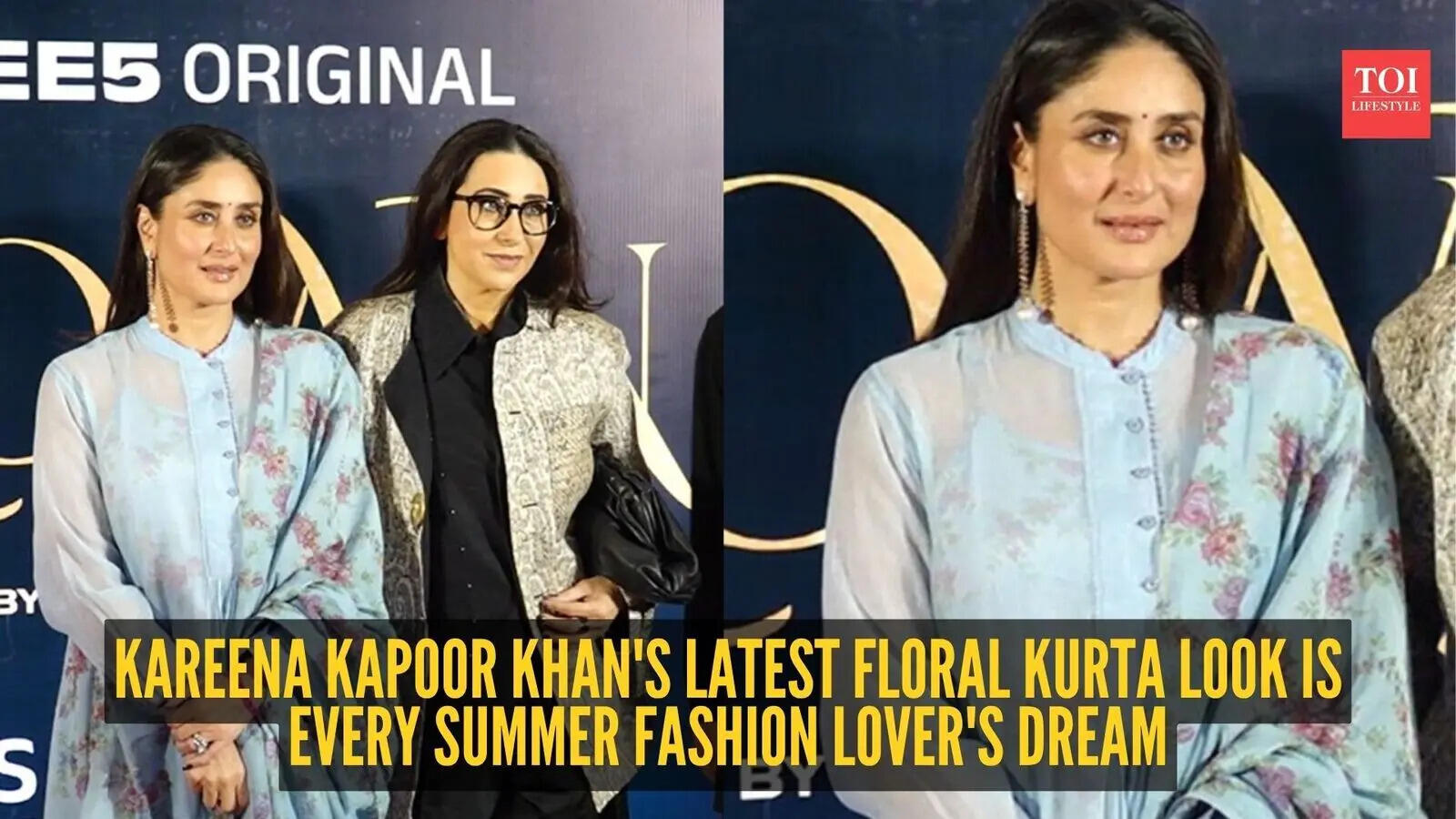 Kareena Kapoor Khan proves a simple floral kurta can look more ...