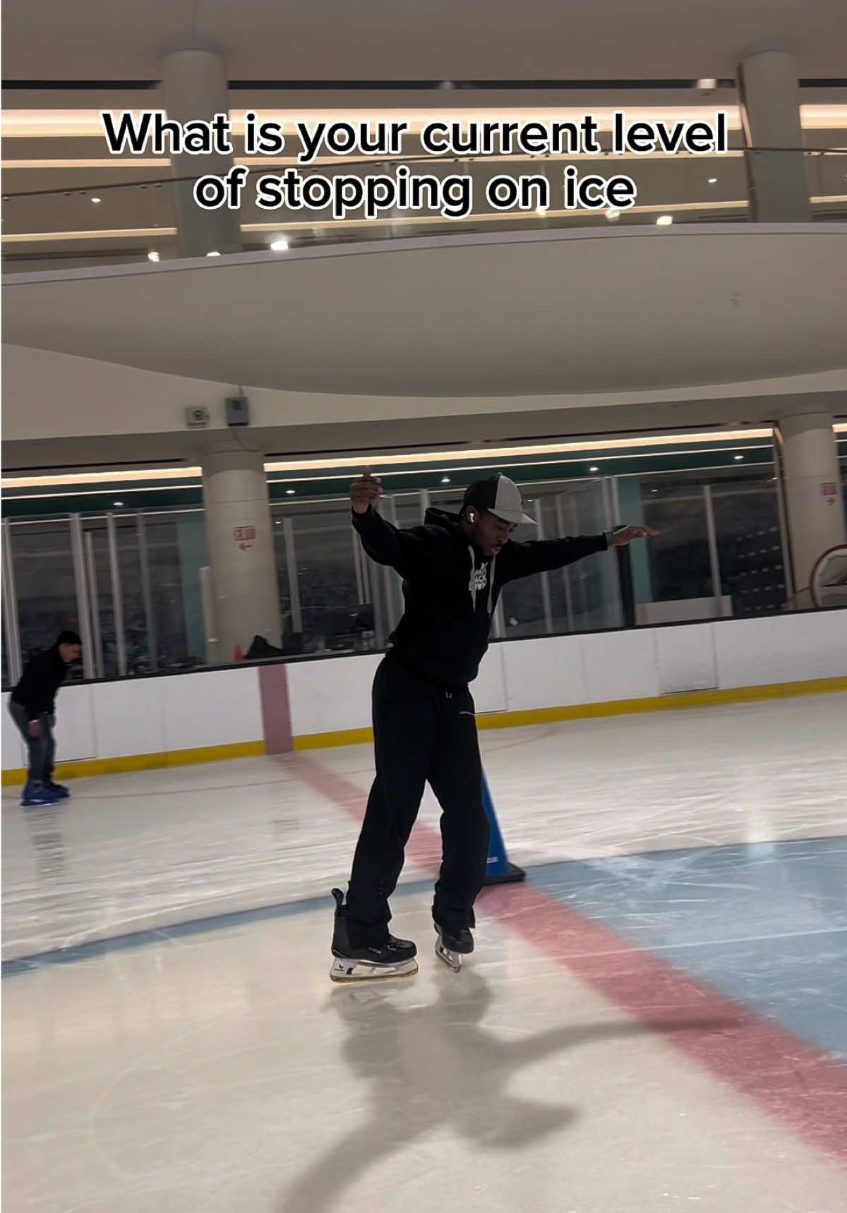 How to perfect your ice skating stops