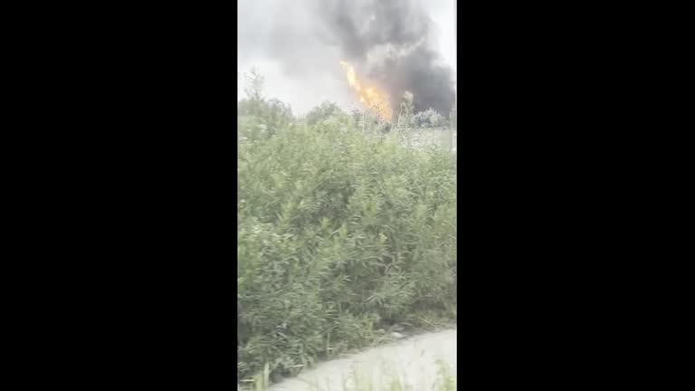 Witness video shows fire after explosion at gas facility in Mexico