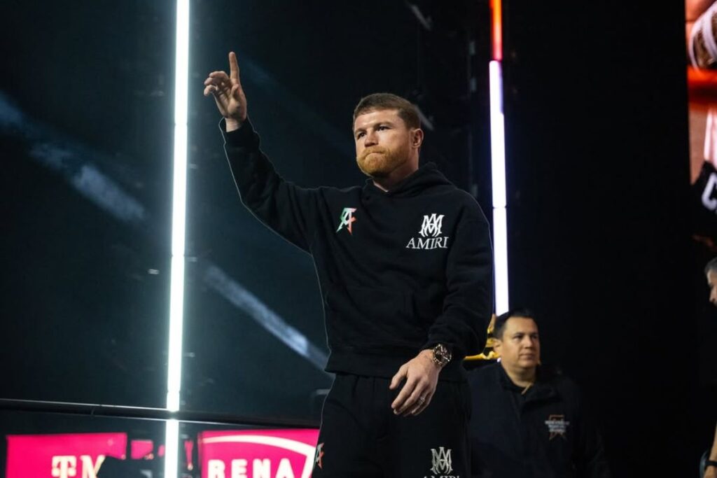 Canelo Alvarez hits the gym hard ahead of Christian Mbilli clash fight