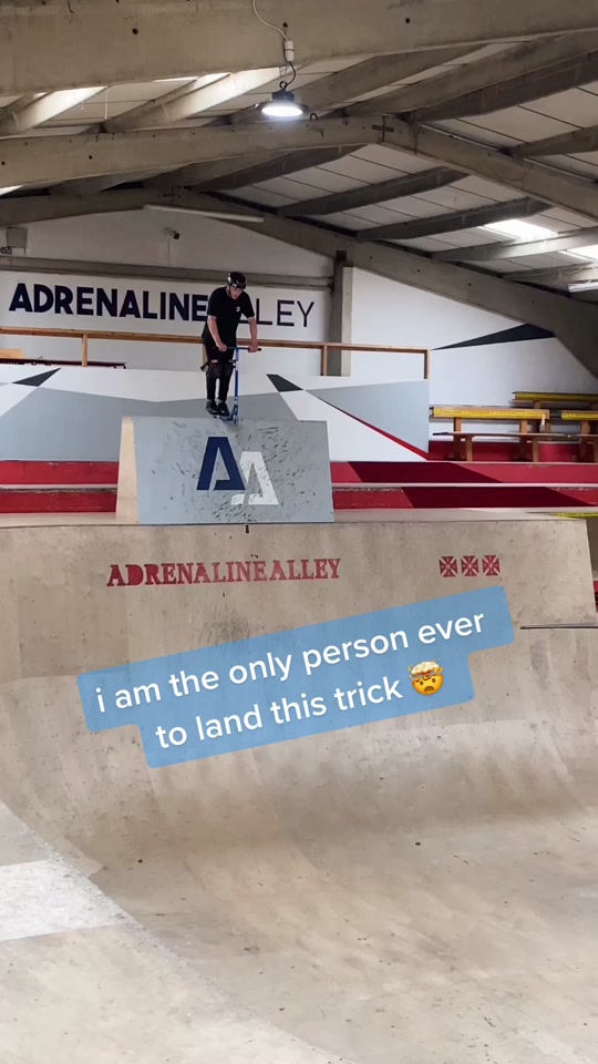 Historic scooter trick executed for the first time