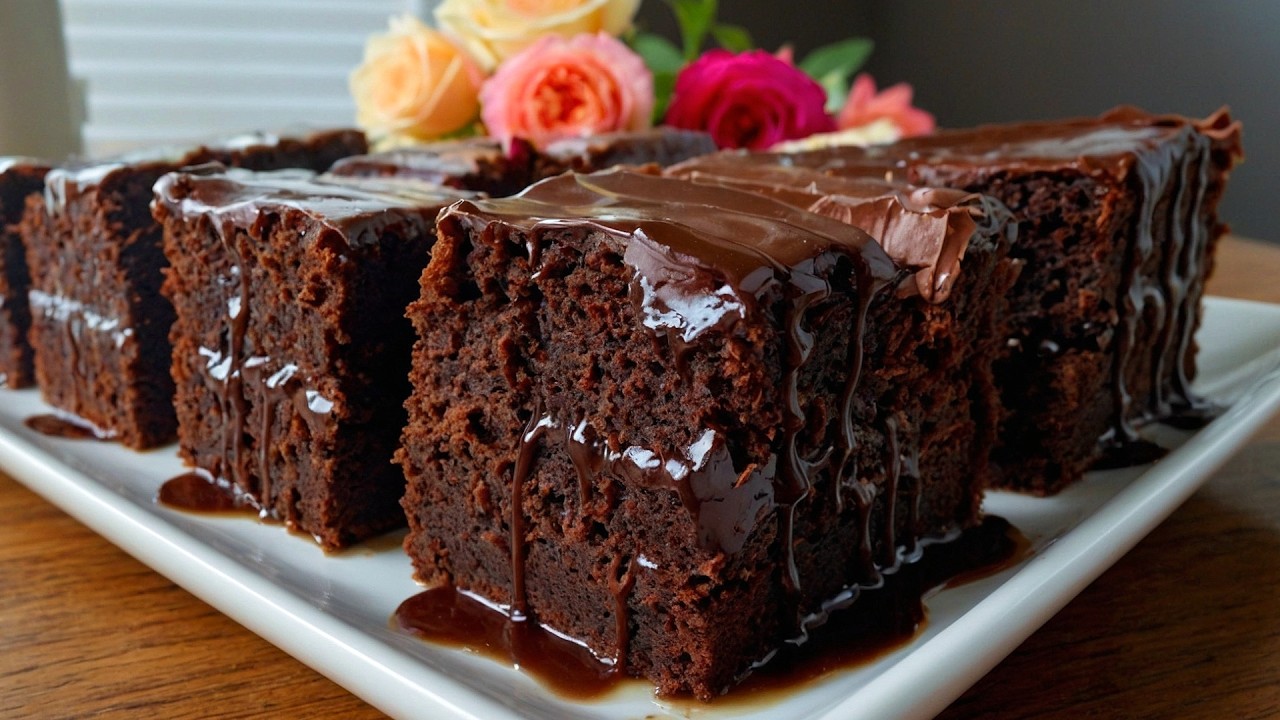 Rich and moist flourless chocolate fudge cake recipe