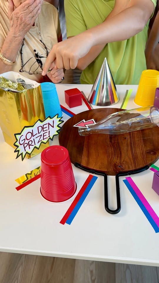 Bottle spin family challenge full of unexpected twists