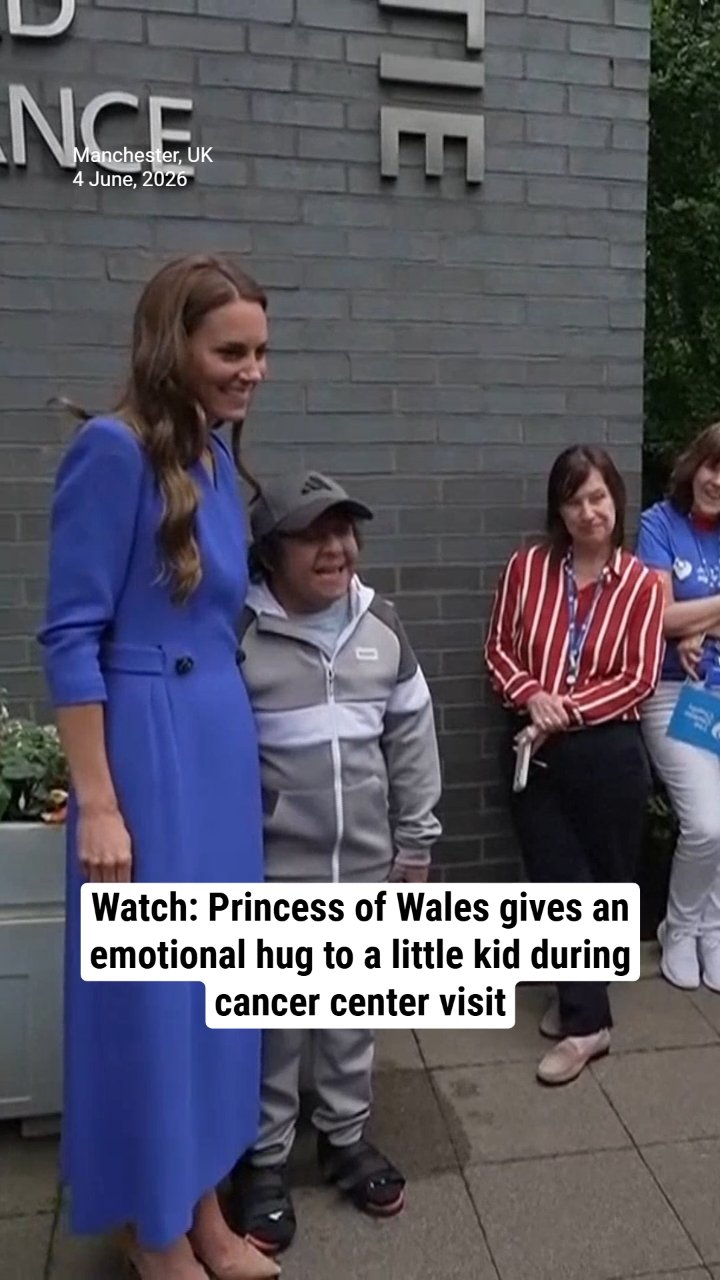 Watch: Princess of Wales gives an emotional hug to a little kid during ...