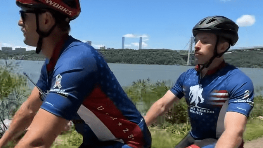 Marine Corps veteran from Castle Rock who lost eyesight completes ...