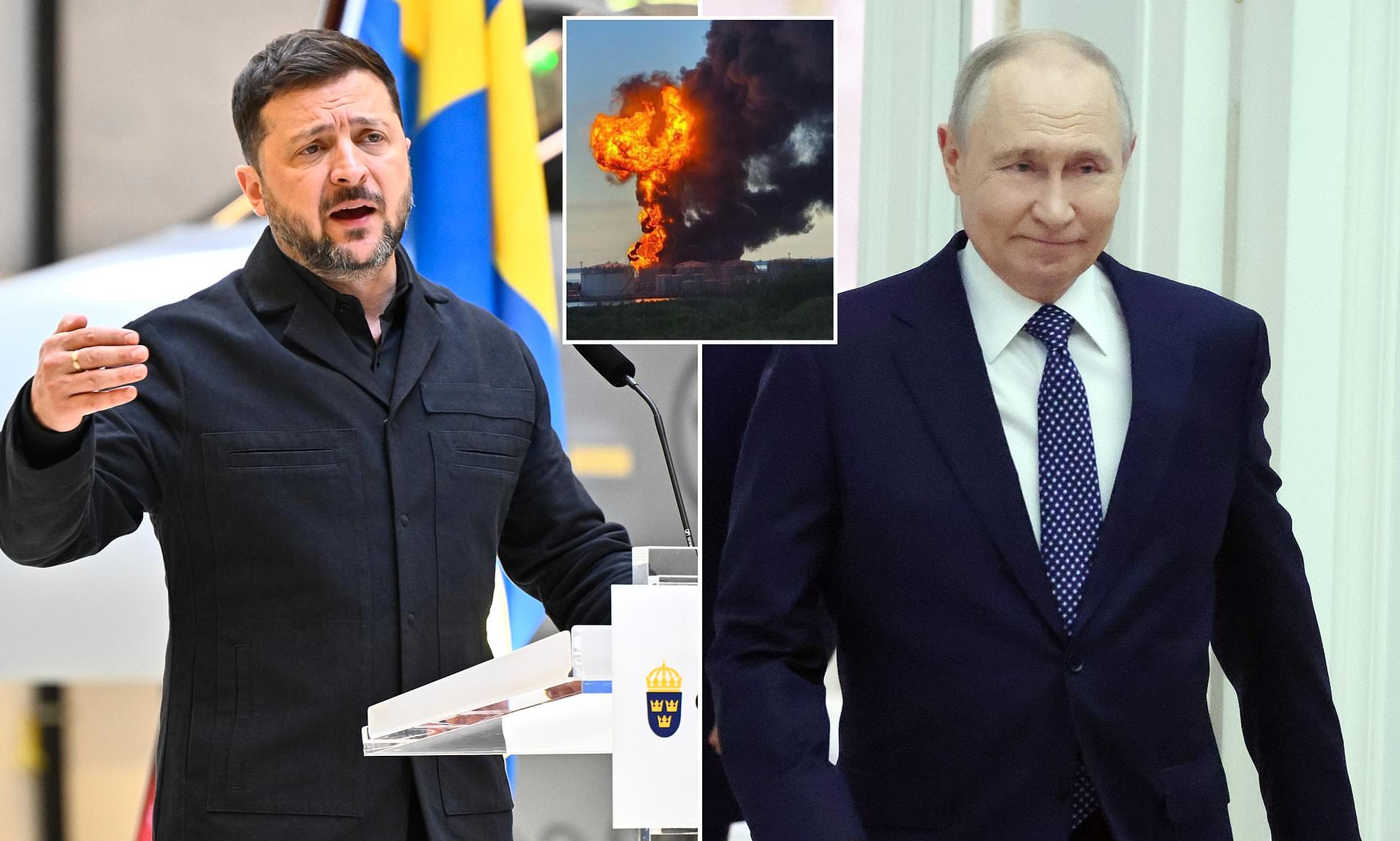 Zelensky challenges Putin to meet him on neutral territory