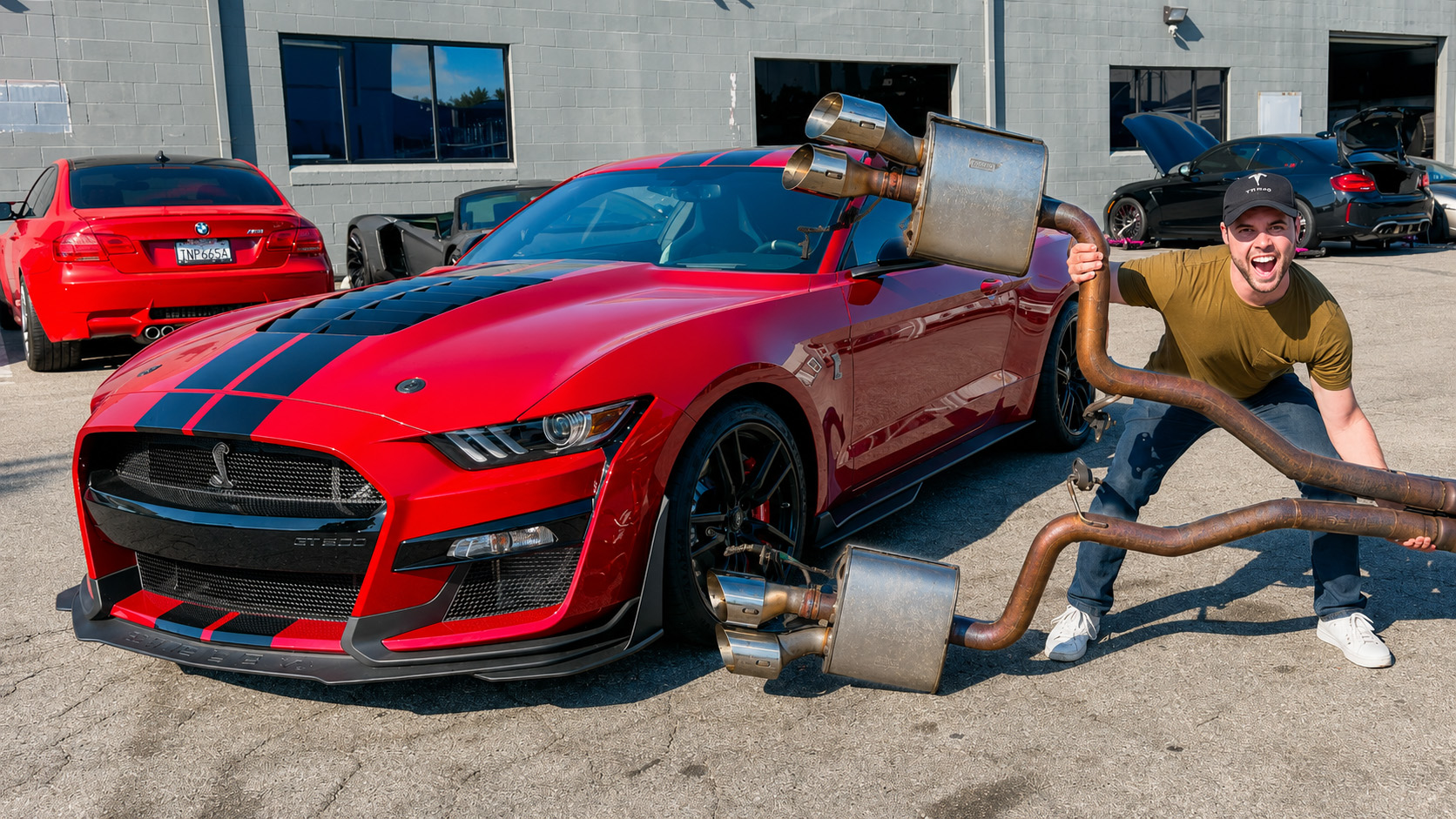 Installing a custom exhaust on my GT500