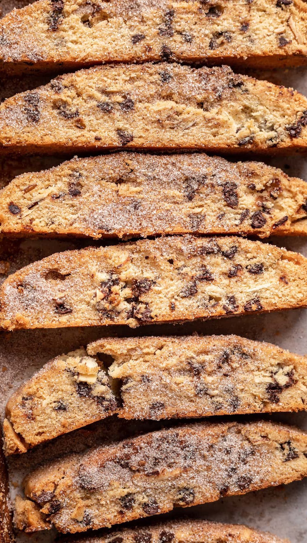 Chocolate chip mandel bread baking day