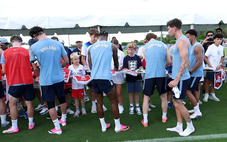 England arrive in Florida amid World Cup squad debate
