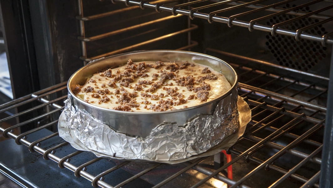 Blackberry and pine nut cheesecake recipe