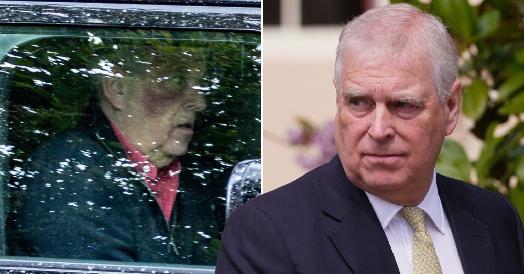Andrew Mountbatten-Windsor spotted with huge mystery bruise on his face