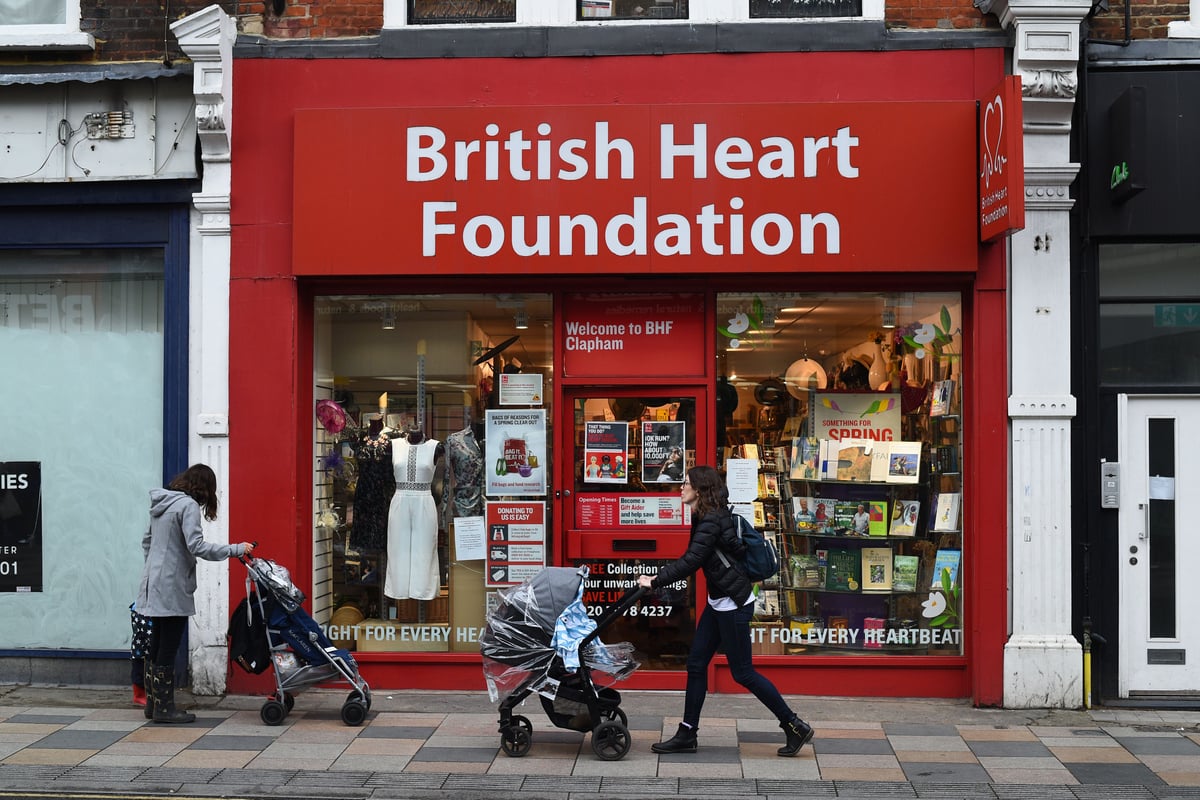 British Heart Foundation to shut around 150 charity shops