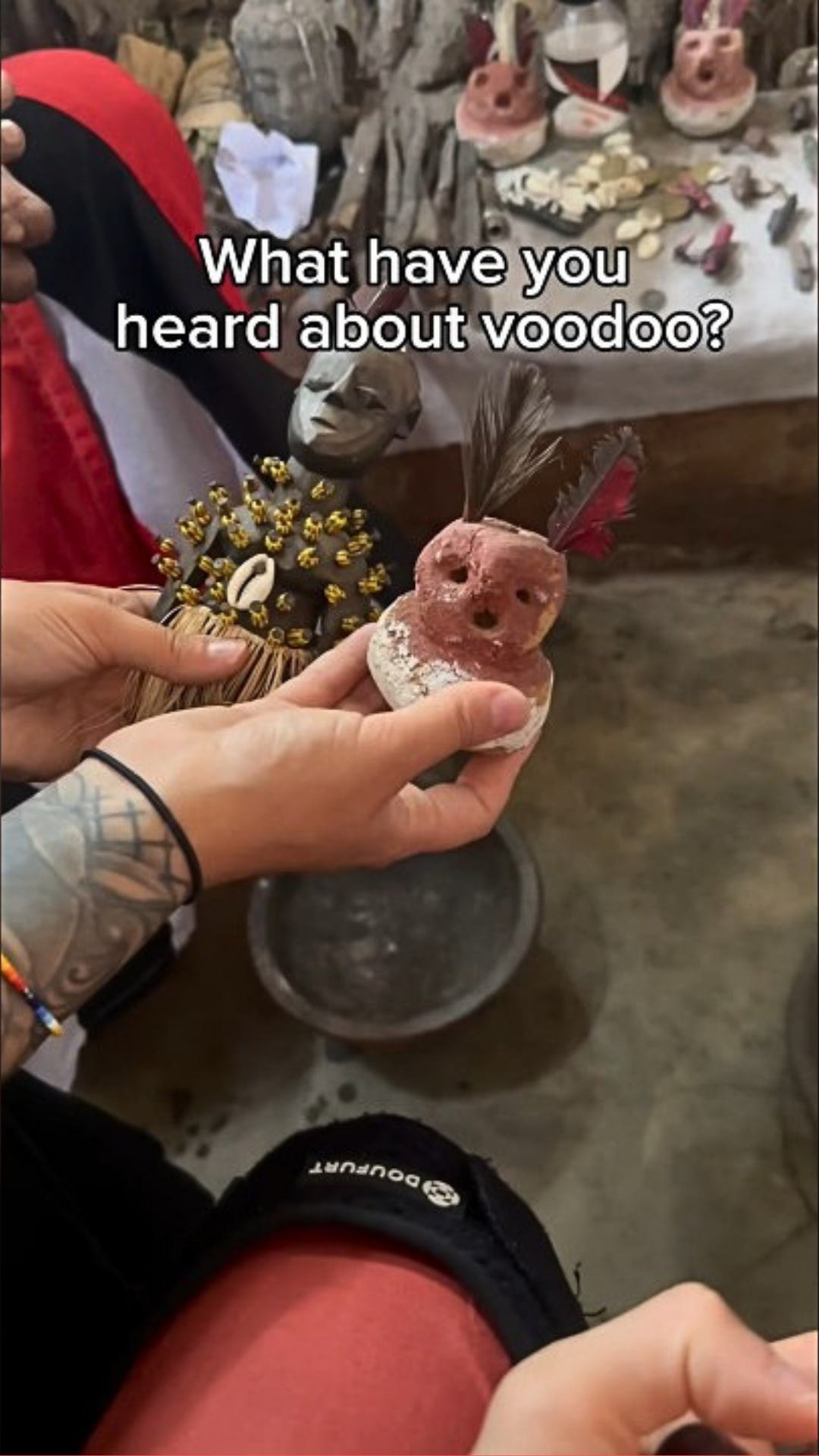 Visiting a voodoo market in Togo